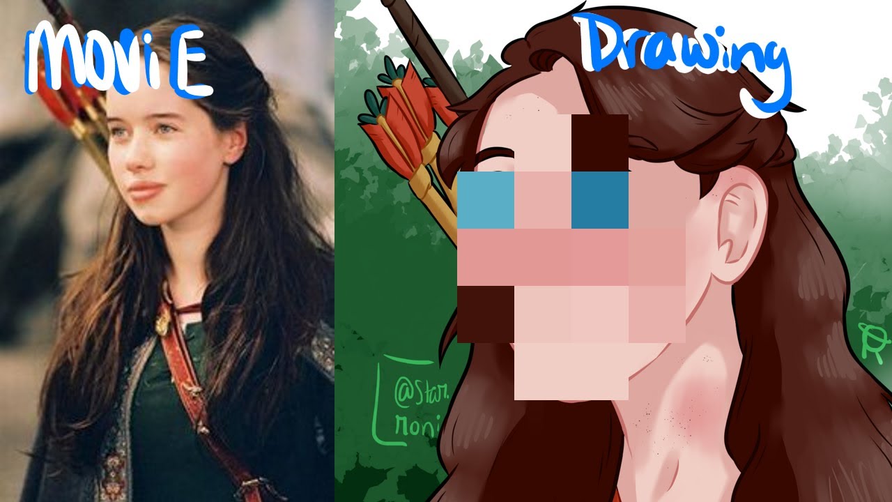 Drawing Susan from NARNIA (movie) | SPEED DRAW - YouTube
