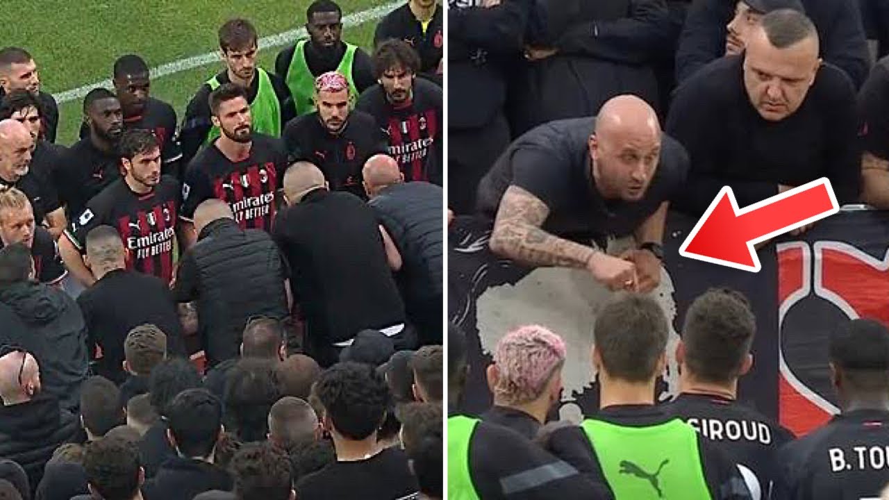 Curva Sud Milano Ultras Speak To AC Milan Players After Defeat! - YouTube
