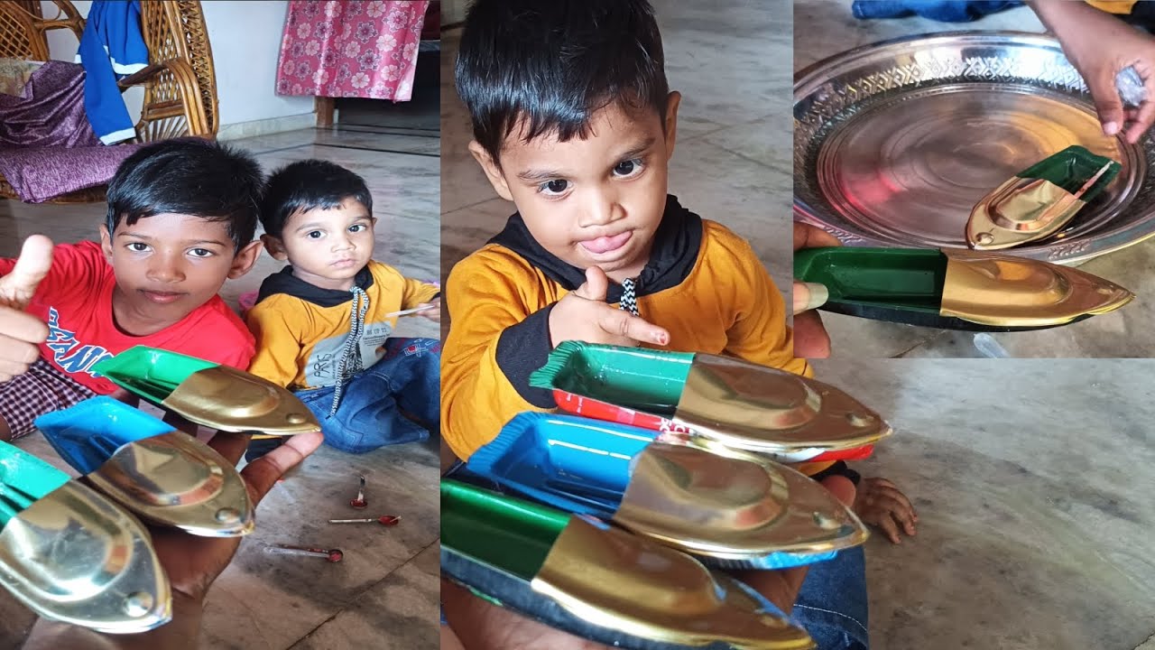 Mini Steam Boat at home // Toy Steam Boat and Science Behind - YouTube