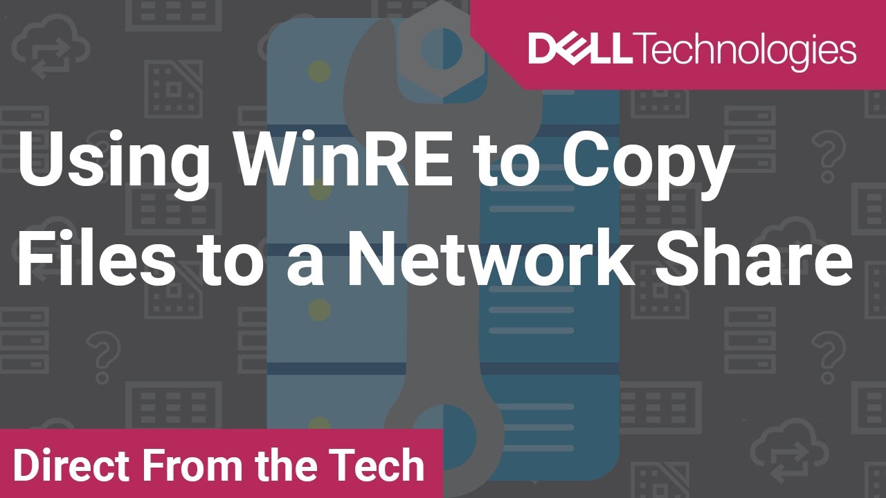 Using WinRE to Copy Files to a Network Share - YouTube