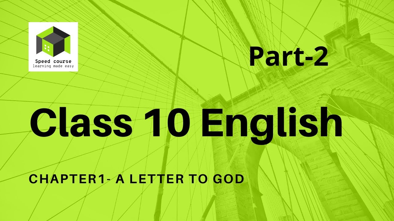 NCERT| Class 10 English Chapter - 1| First Flight - Part 2 - YouTube