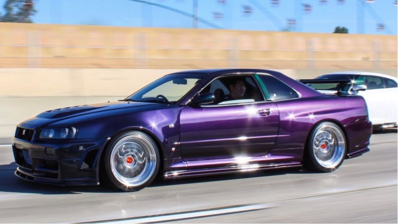 40+ Nissan GTR's Crash a SoCal Cars and Coffee! (R35, R34, R33, R32 ...