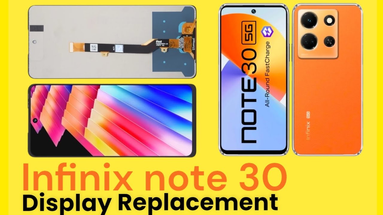 infinix note 30 5G display replacement | how to change infinix note 30 ...