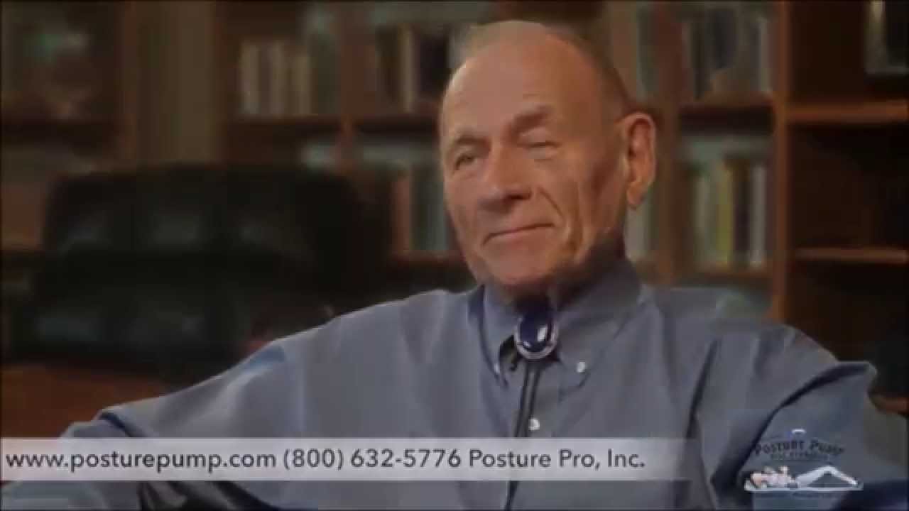 Listen to why Dr. Norman Shealy, neurosurgeon, recommends Posture Pump ...