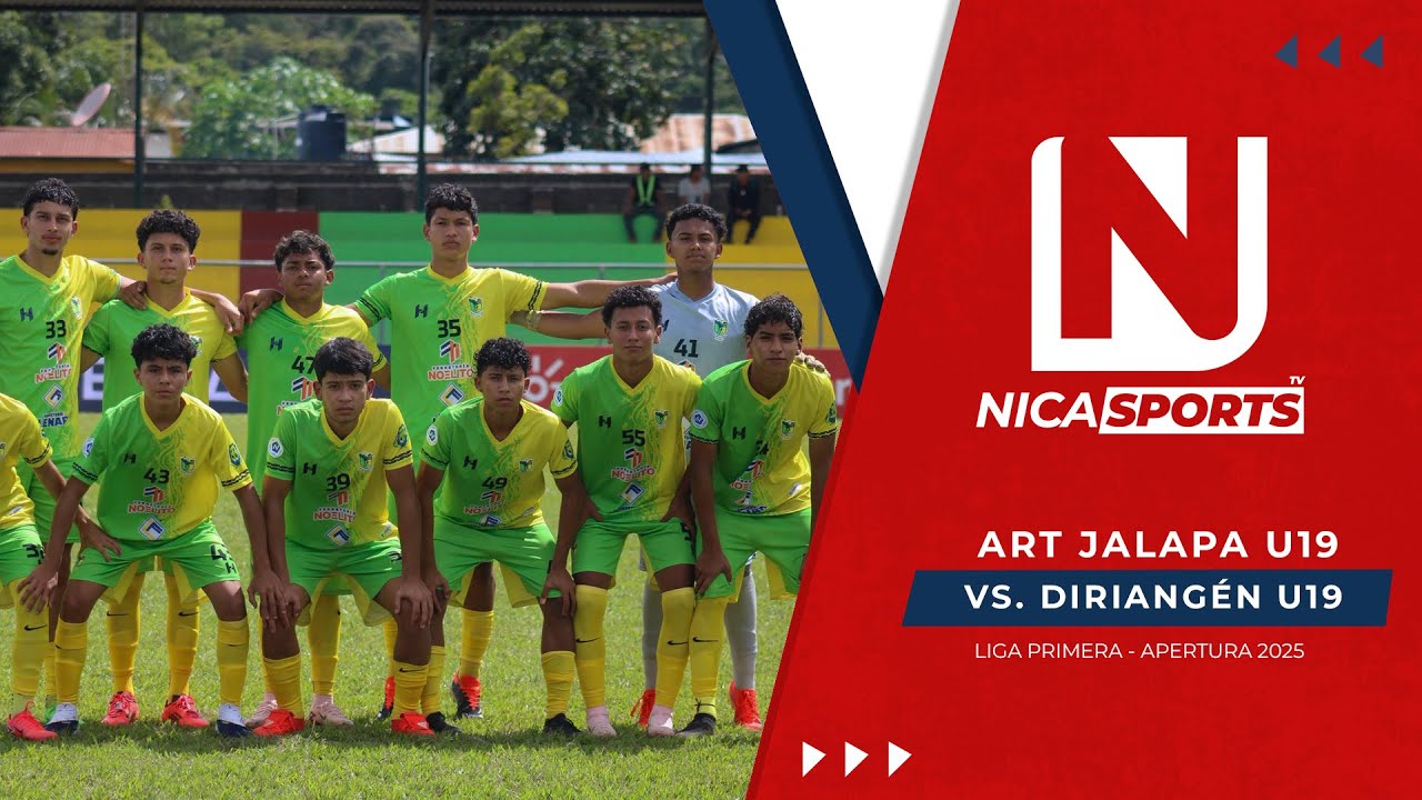 📡 EN VIVO - Liga Primera U19 ⚽ ART Jalapa U19 🆚 Diriangèn U19 | Torneo Apertura 2025 - Jornada 2 ...