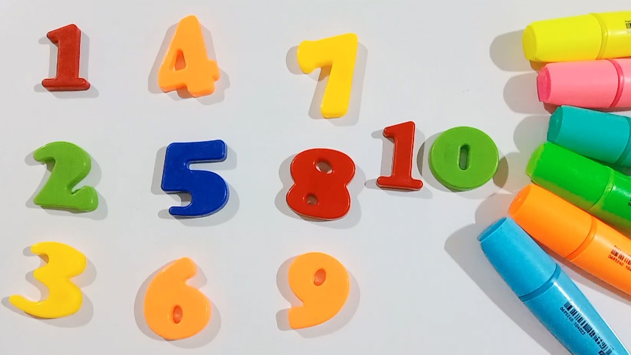 Learn 1 to 10 Counting, 1234 Counting for Kids, How to Draw 123, Kids ...