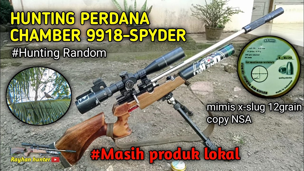 HUNTING PERDANA RANDOM/CHAMBER 9918-SPYDER unit baru... - YouTube