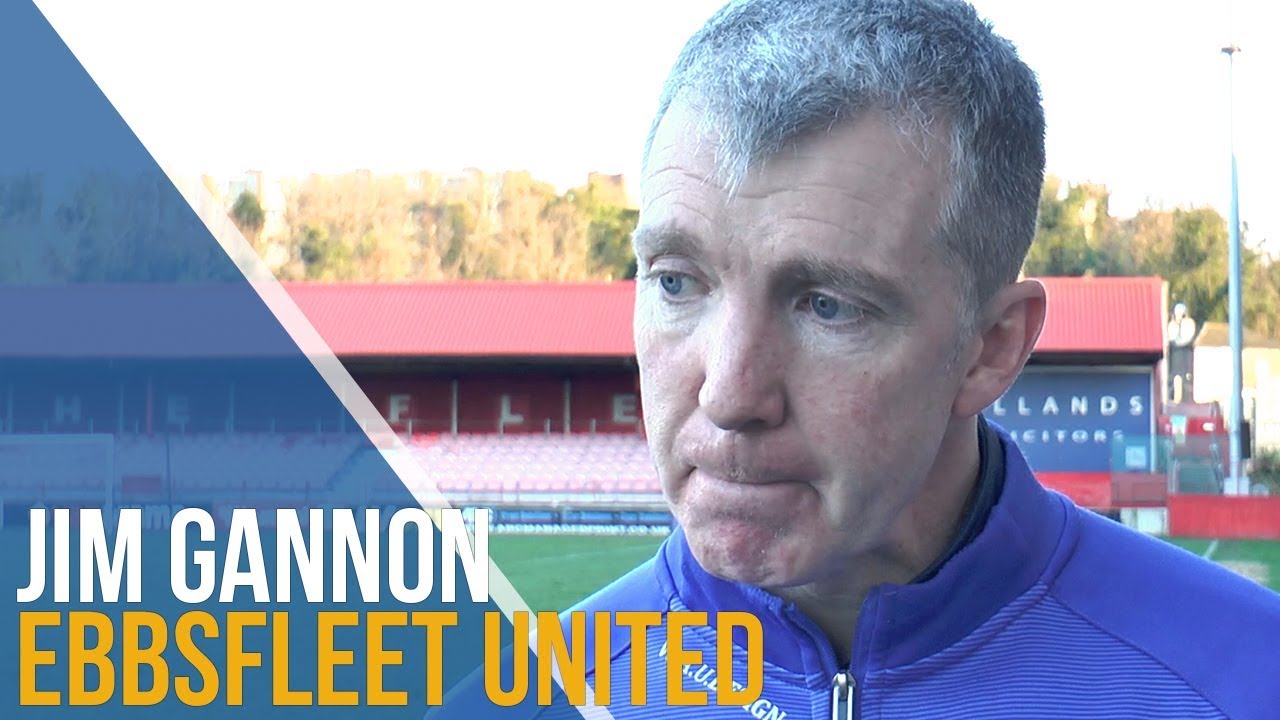 Jim Gannon Post-Match Interview - Ebbsfleet United - YouTube