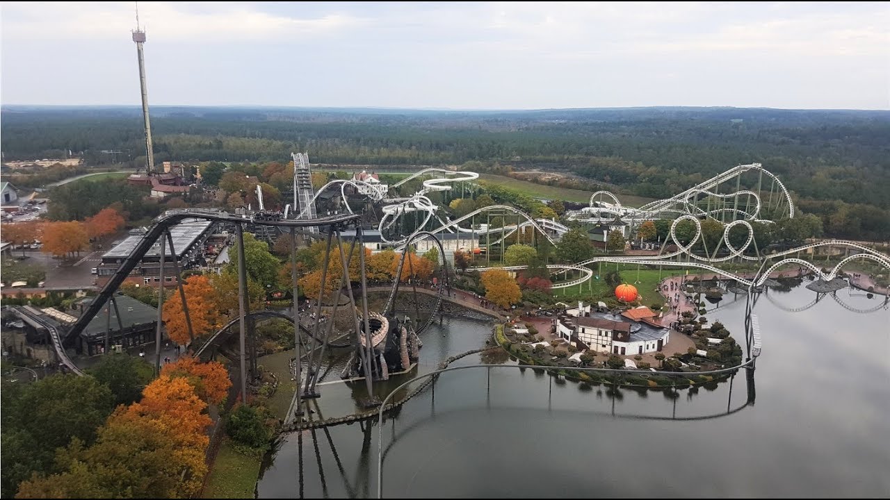 Heide Park z góry / Heide Park from above - YouTube