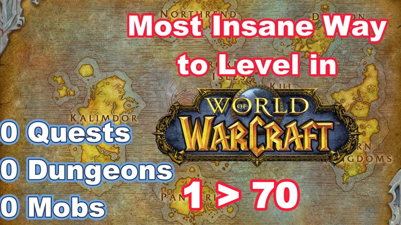 I Found the Most INSANE Way to Level in World of Warcraft - YouTube