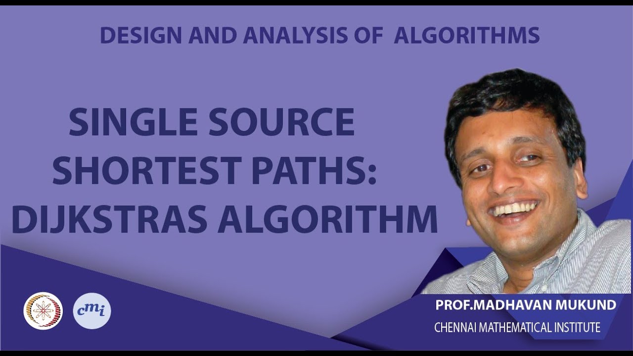 Single Source Shortest Paths Dijkstras Algorithm Youtube