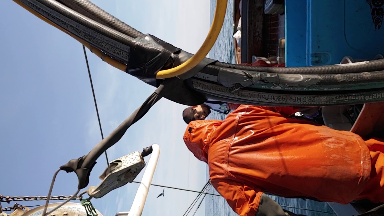 Long lining black cod fishing - YouTube