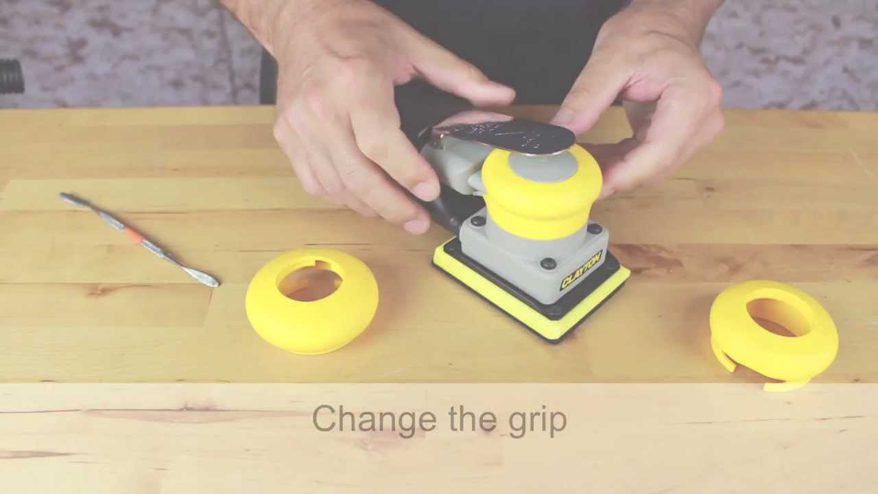 Clayton Jitterbug Orbital Sander Training - YouTube