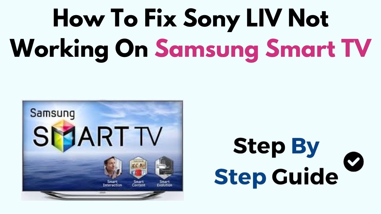 How To Fix Sony LIV Not Working On Samsung Smart TV - YouTube