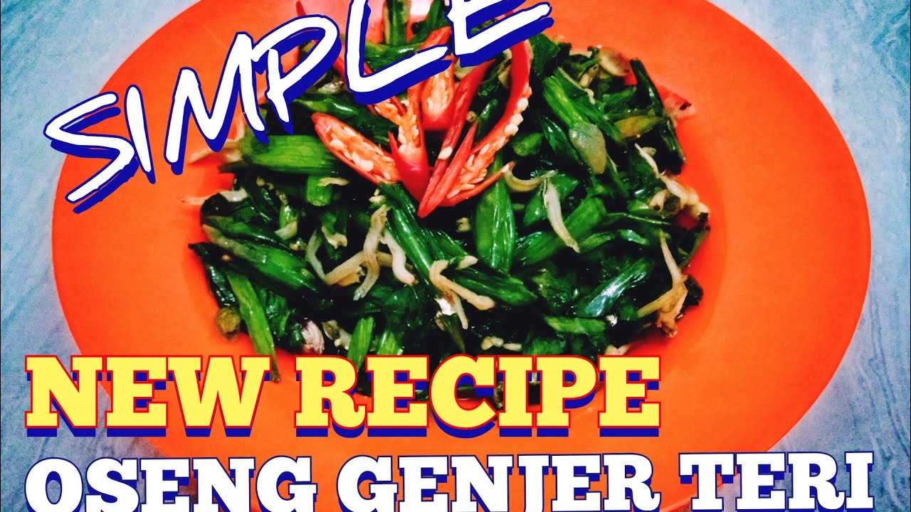 Oseng Genjer Teri Pedas - YouTube