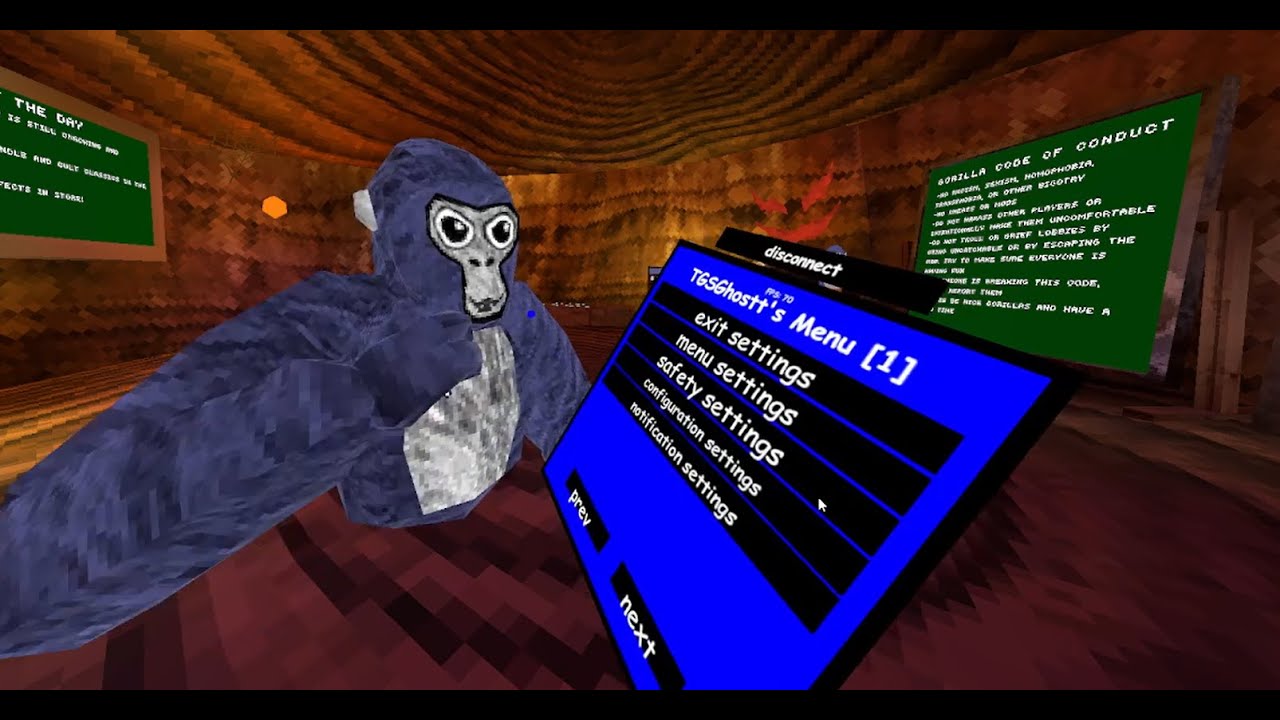 BEST FREE UND MOD MENU | GORILLA TAG | MODDING - YouTube