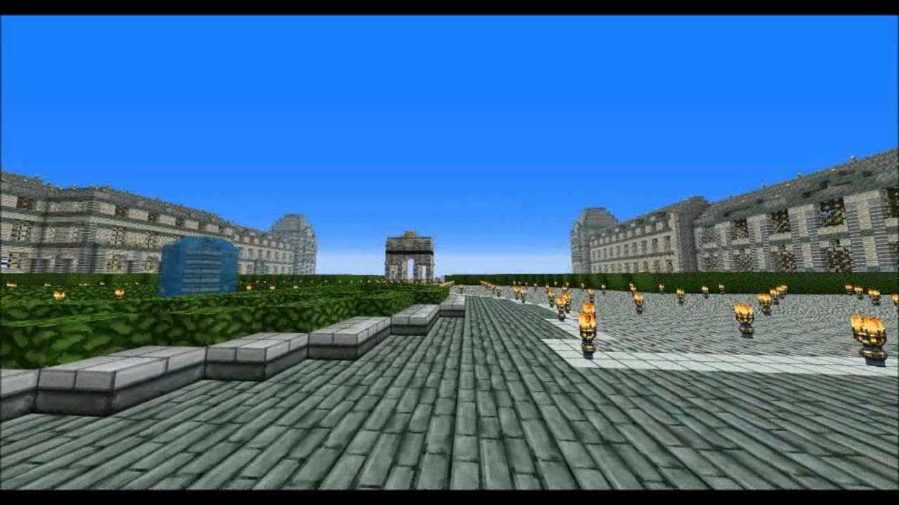 Louvre dans minecraft en survival - YouTube