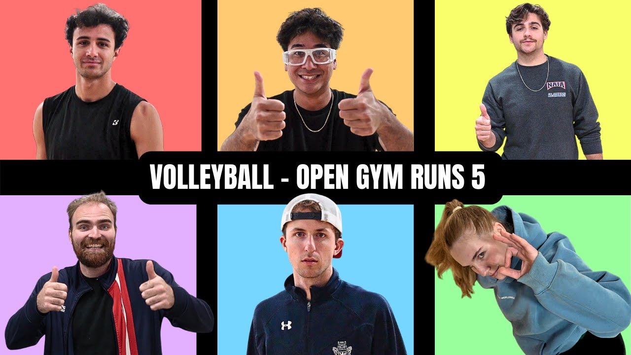 I BROUGHT MY SISTER! - VOLLEYBALL OPEN GYM RUNS 5 - YouTube