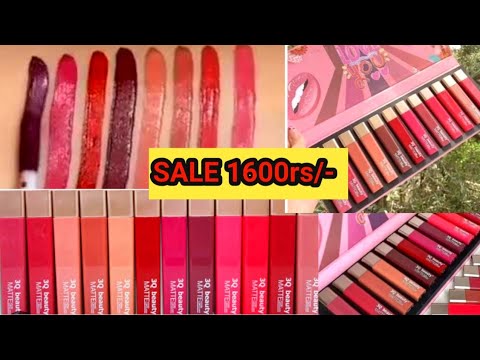 3Q beauty matte velvet lipgloss |most demanding lipglosses review ...