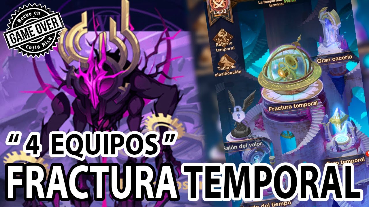 Temporal Rift 4 Teams Guide Fractura Temporal Guía 4 Equipos AFK Arena ...
