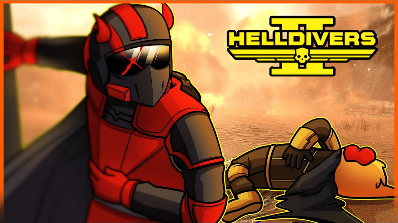 EVERYONE DIED... JUST ME AND TOONZ LEFT..... [HELL DIVERS 2] w/CARTOONZ - YouTube