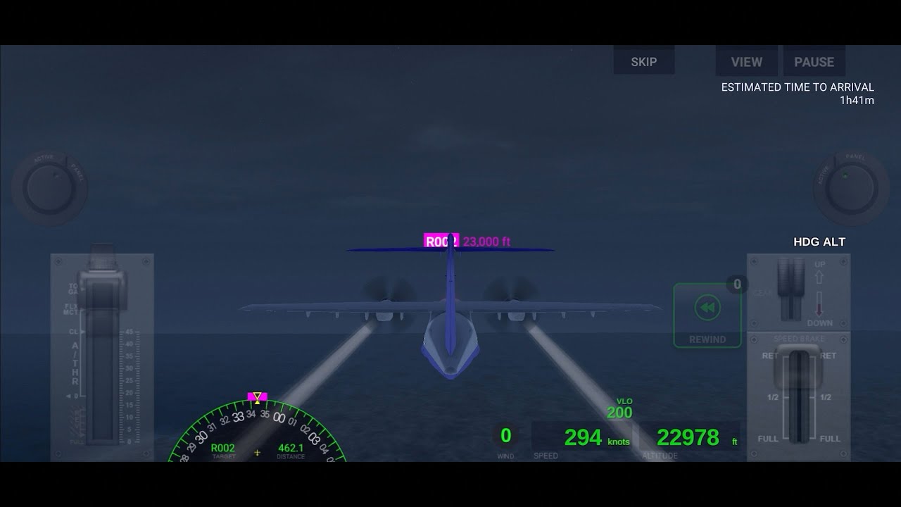 Virtual Flying Tran Vuia Air XTV36578 ATR-42-600 FCO-CGN (AIRLINE COMMANDER) - YouTube