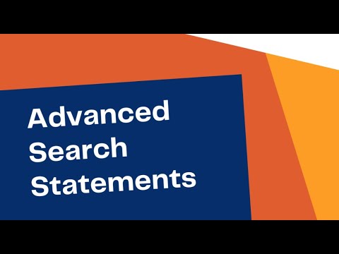 Advanced Search Statements for Evidence Based Practice Research - YouTube