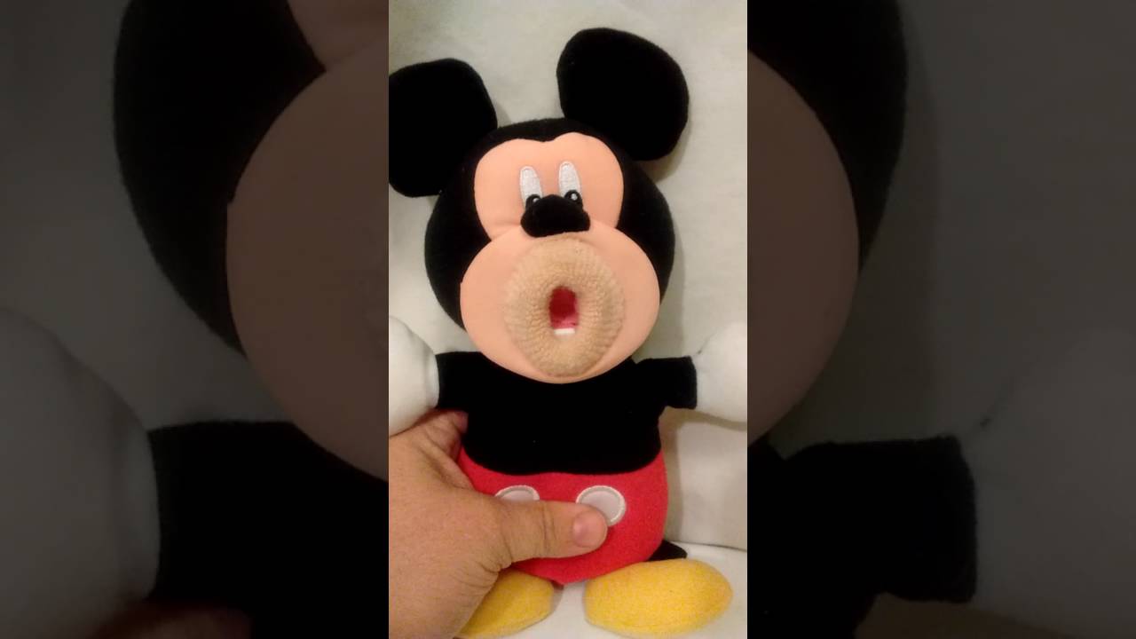 Mattel Disney The Sing-A-Ma-Jigs Mickey Mouse Talks Sings Moves Mouth ...
