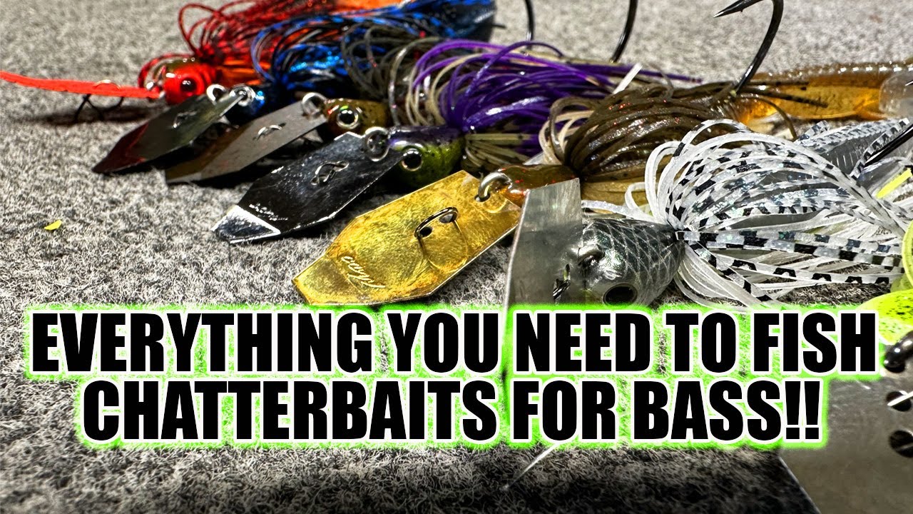 Everything you need to fish chatterbaits for bass! - YouTube
