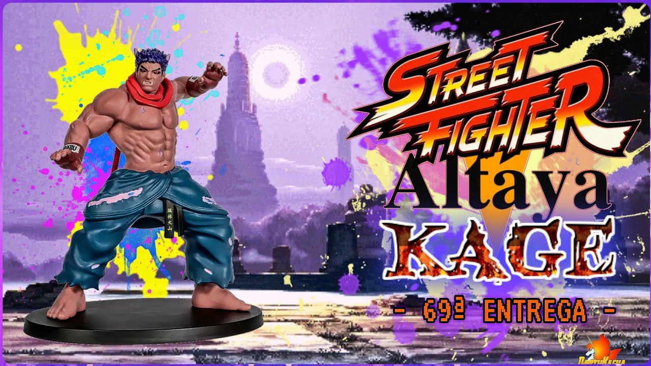 [STREET FIGHTER ALTAYA] KAGE, Embodiment of Satsui no Hado 💥🤛 Evil Ryu ...