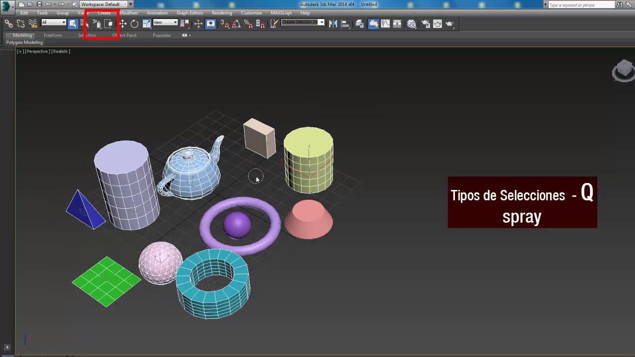 3d max basico comados - YouTube