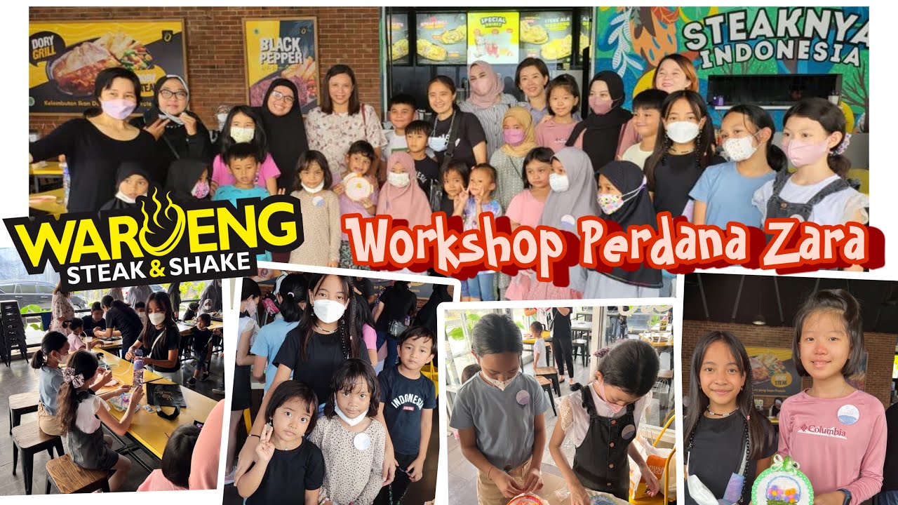 Workshop by Zara Cute | Pertama Kali Zara jadi Pengajar - DIY Sulam ...