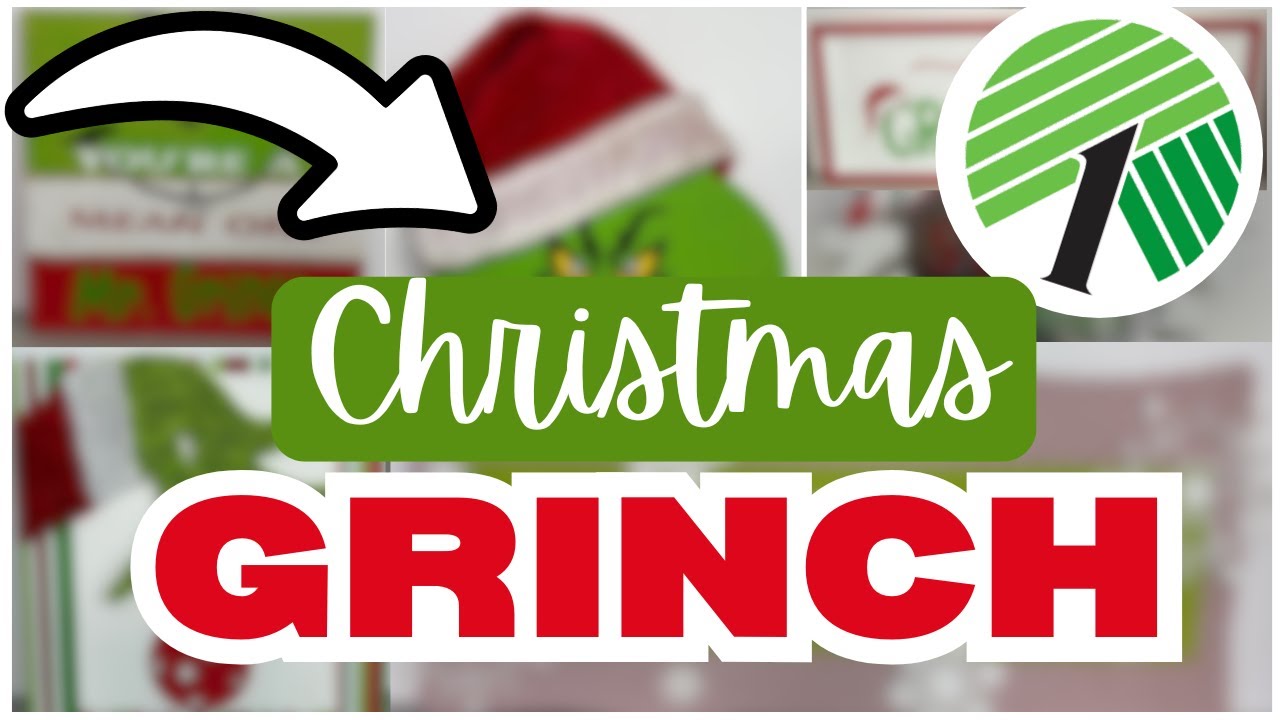 GRINCH CHRISTMAS HOME DECOR DOLLAR TREE DIYS CRAFTS 2 - YouTube