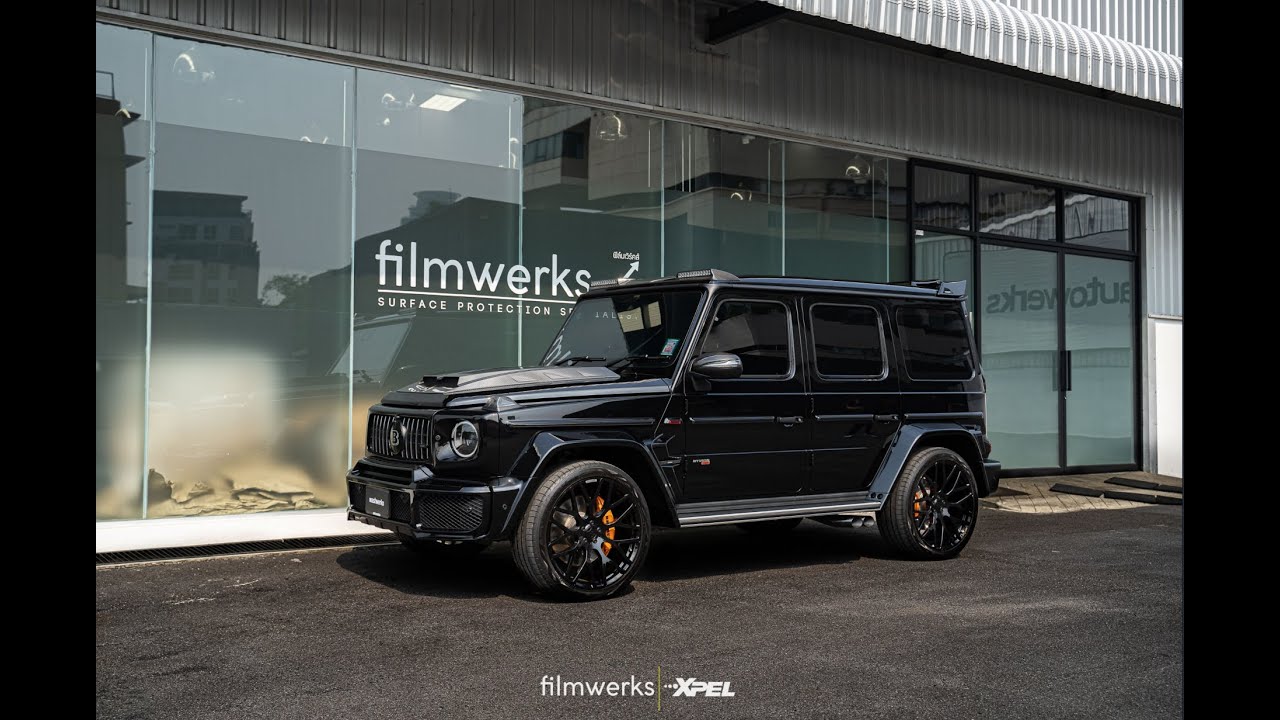 WASHWERKS- Brabus G700 Full Paint Protection Film Package - YouTube