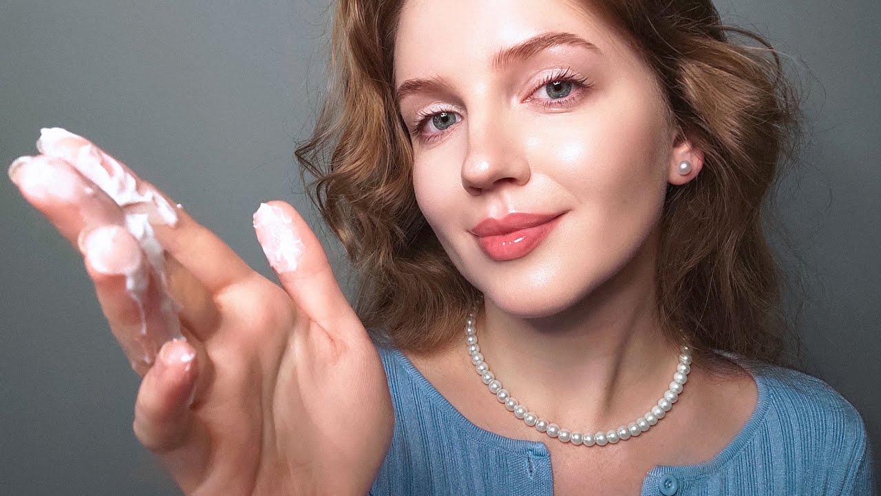 ASMR Shoulder and Back Massage with Cream - YouTube