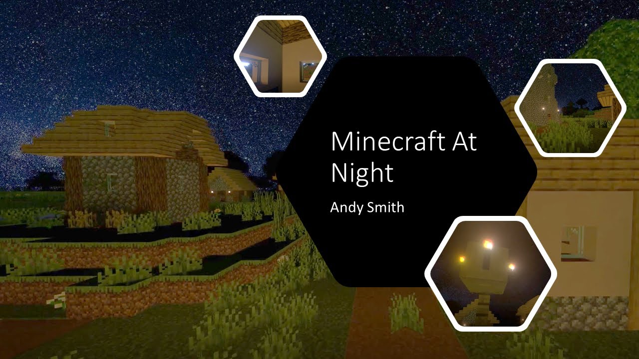 Minecraft at Night: Blender Render - YouTube