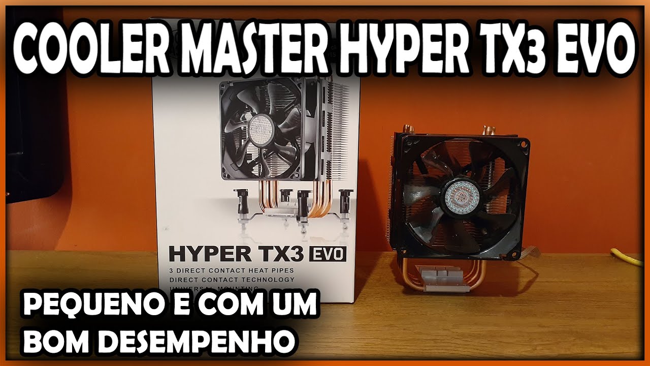 COOLER MASTER HYPER TX3 EVO - Analise e teste desse Air cooler compacto ...