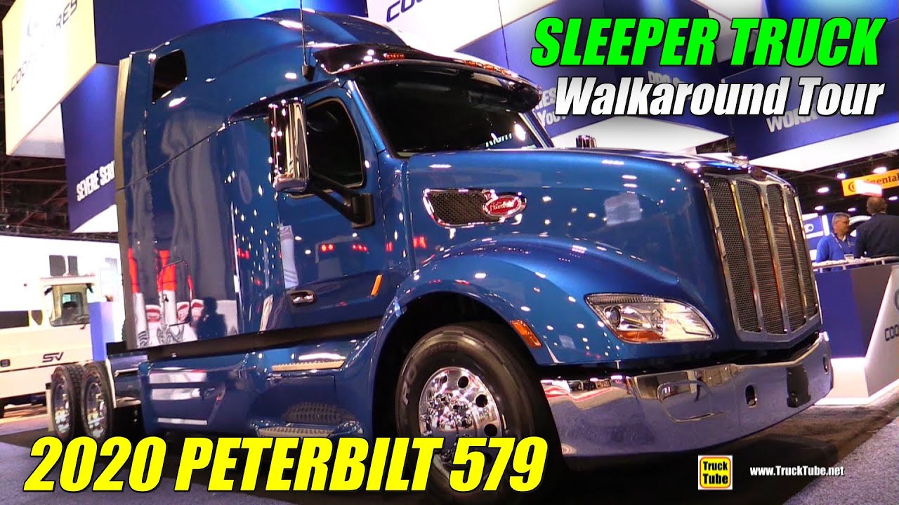 2020 Peterbilt 579 Walkaround - Sleeper Truck with Cooper Tires ...