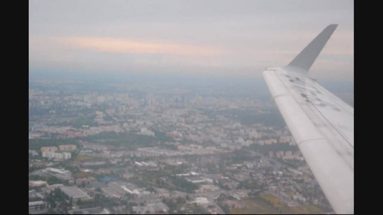 Polish Airlines LOT Embraer ERJ-170 (E70) Jet Takeoff Warsaw to Cracow ...