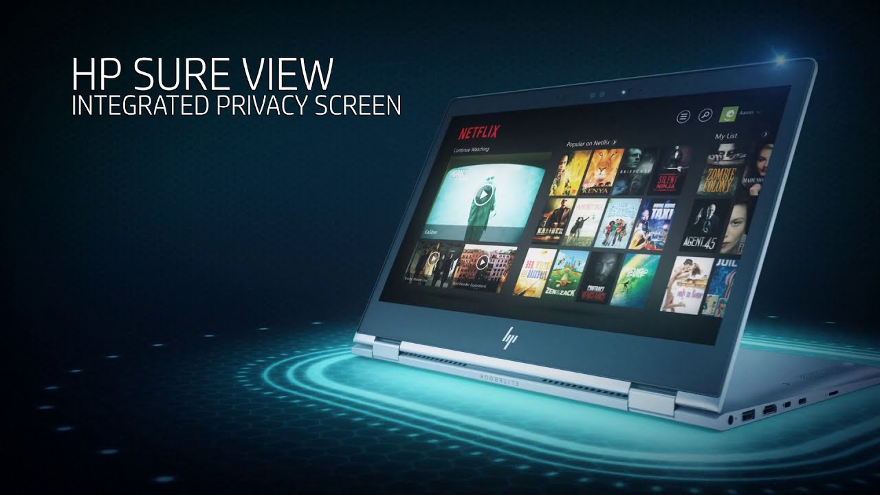 HP EliteBook Sure View | Integrated Privacy Screen - YouTube