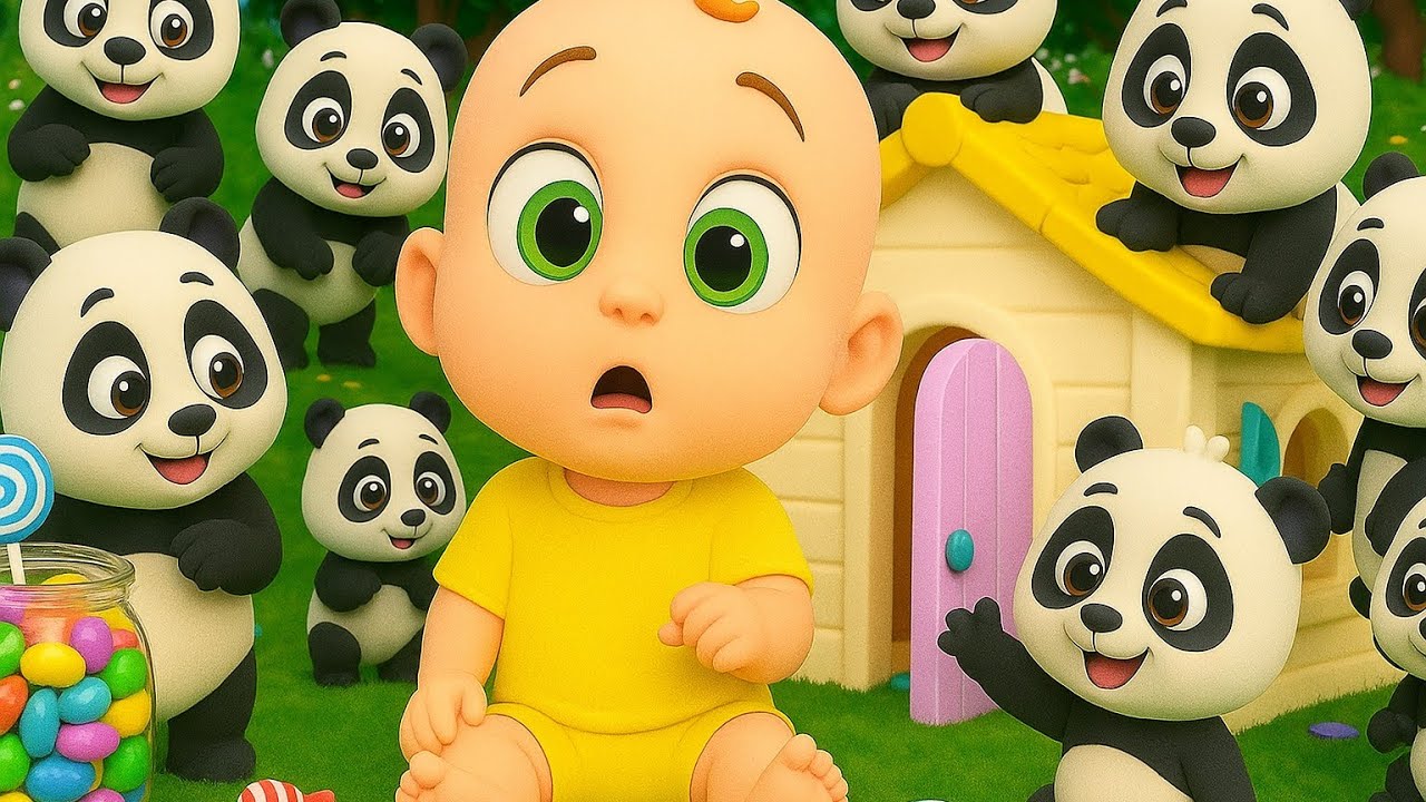 Learn Numbers with 10 Cute Pandas | Counting 1 to 10 Song | Early ...