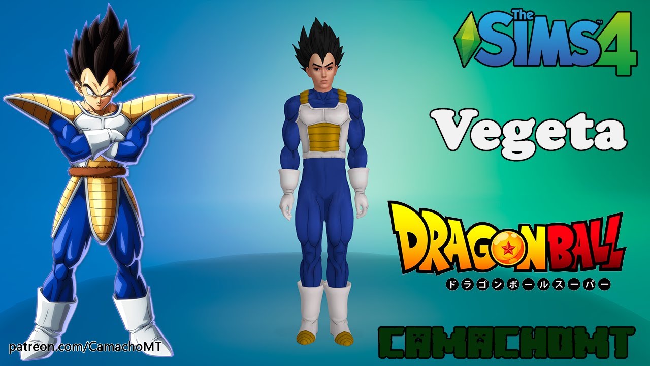 Vegeta | Dragon Ball | Sims 4 | - YouTube