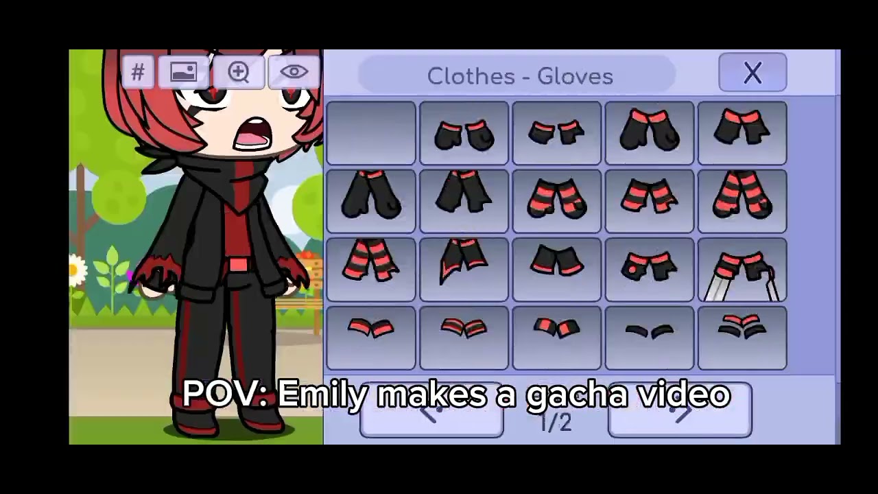 POV: Emily makes a gacha video😂 - YouTube