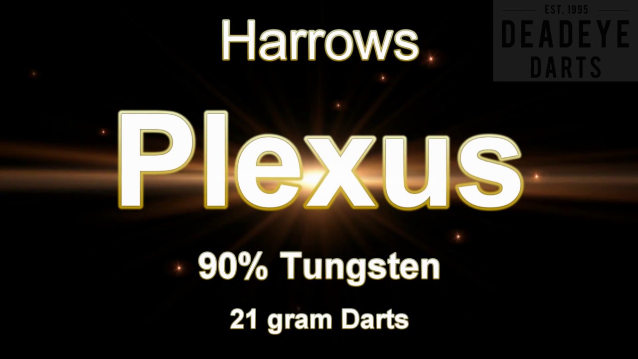 Harrows Plexus 90% Tungsten 21 gram Darts - YouTube