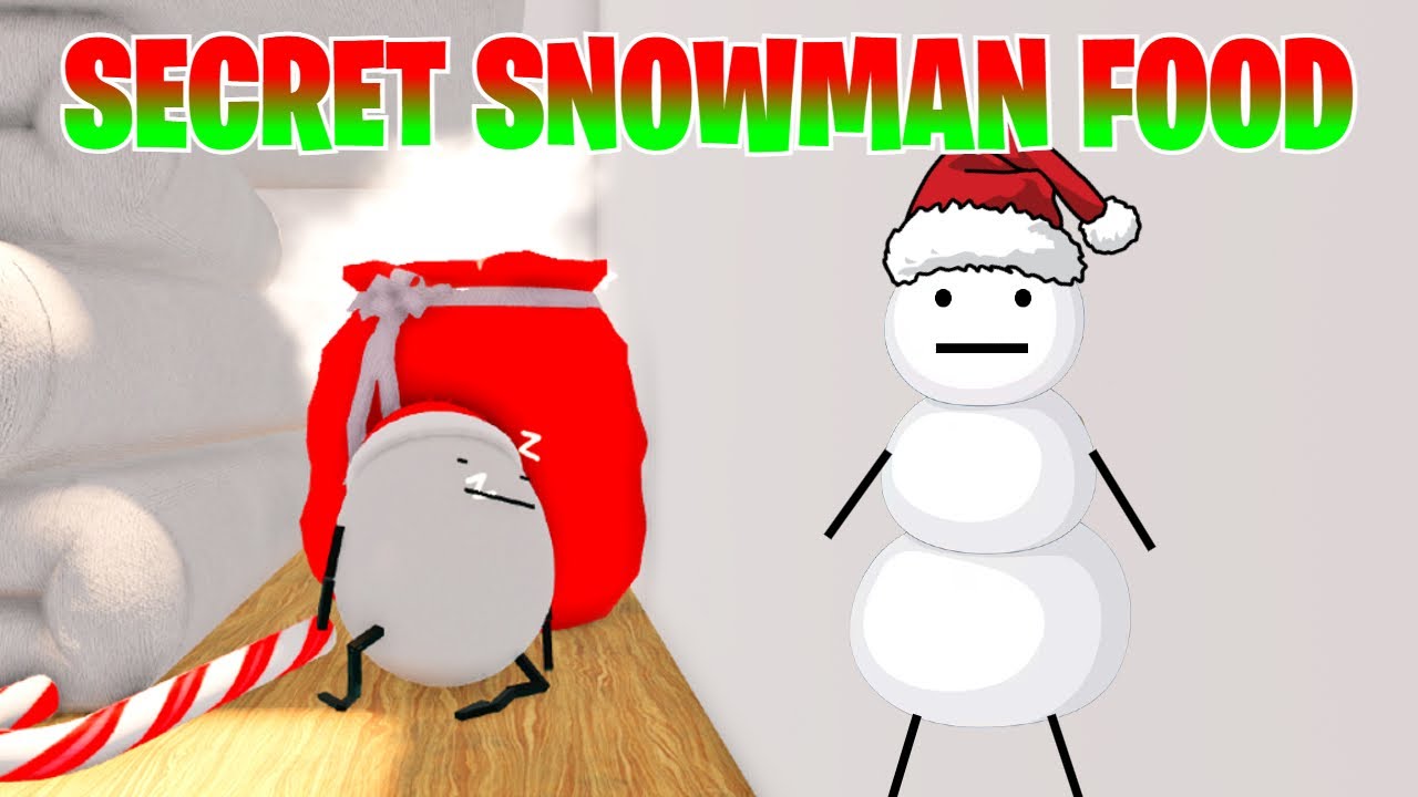 SECRET STAYCATION | SECRET SNOWMAN FOOD! - YouTube