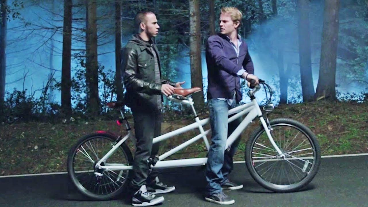 Mercedes Funny Advertisements with Hamilton, Hakkinen, Schumacher ...