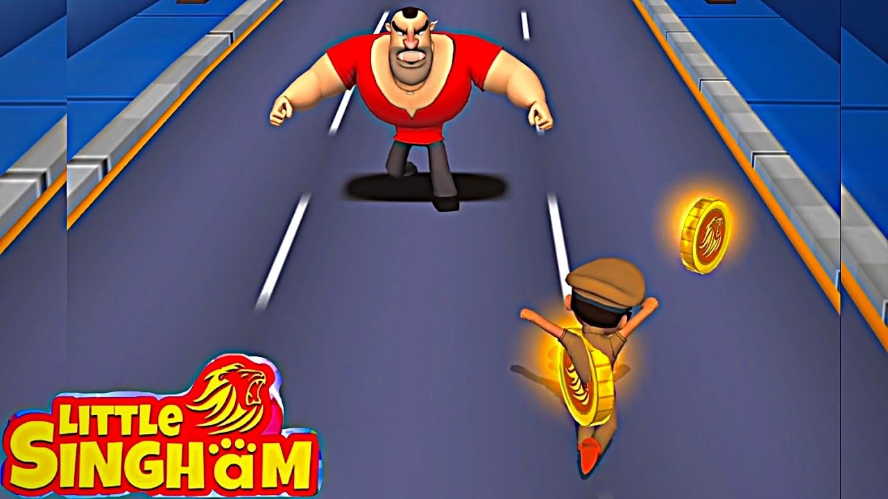 LITTLE SINGHAM RUN 3D FULL NEW GAMEPLAY - YouTube