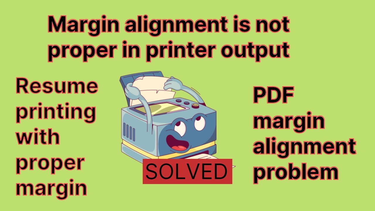 How To Take Printout From Pdf With Correct Margin Alignment Resume How To Take Printout From Pdf With Correct Margin Alignment Resume