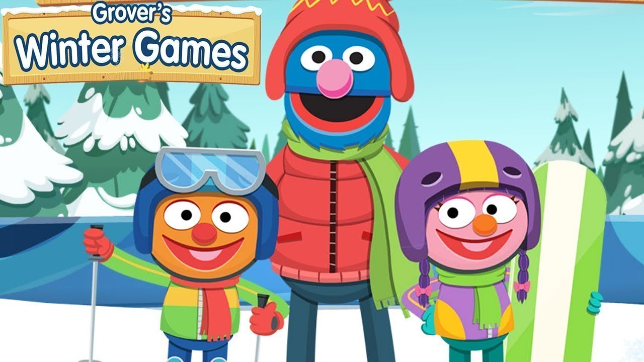 Sesame Street: Grover's Winter Games - Kids Learn Numbers Shape Matchup ...