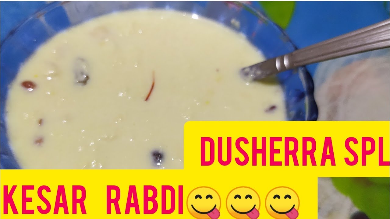Kesar Rabdi 😋😋 - YouTube